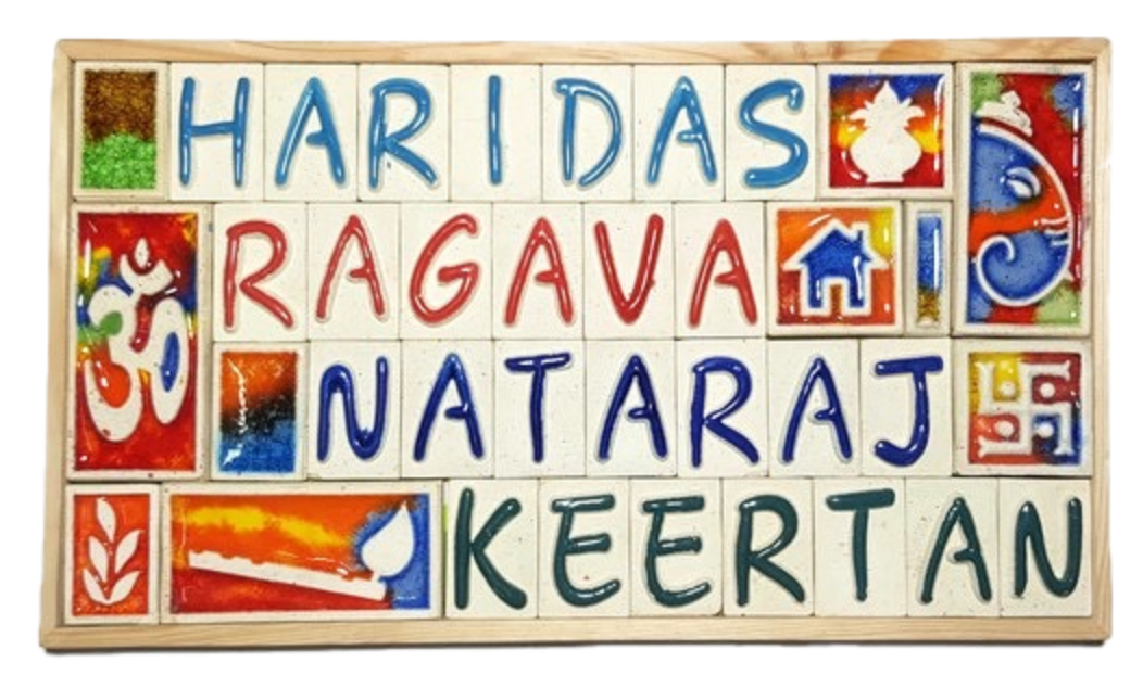 Ceramic Name Plates - brighton Decor